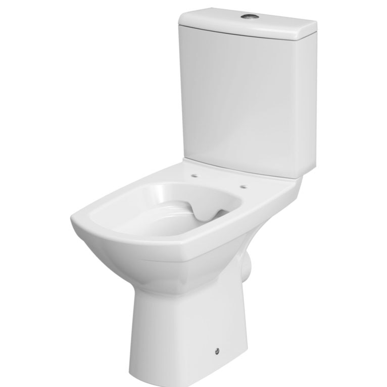 Vas WC compact alimentare laterala Carina Clean On Cersanit (capac ...