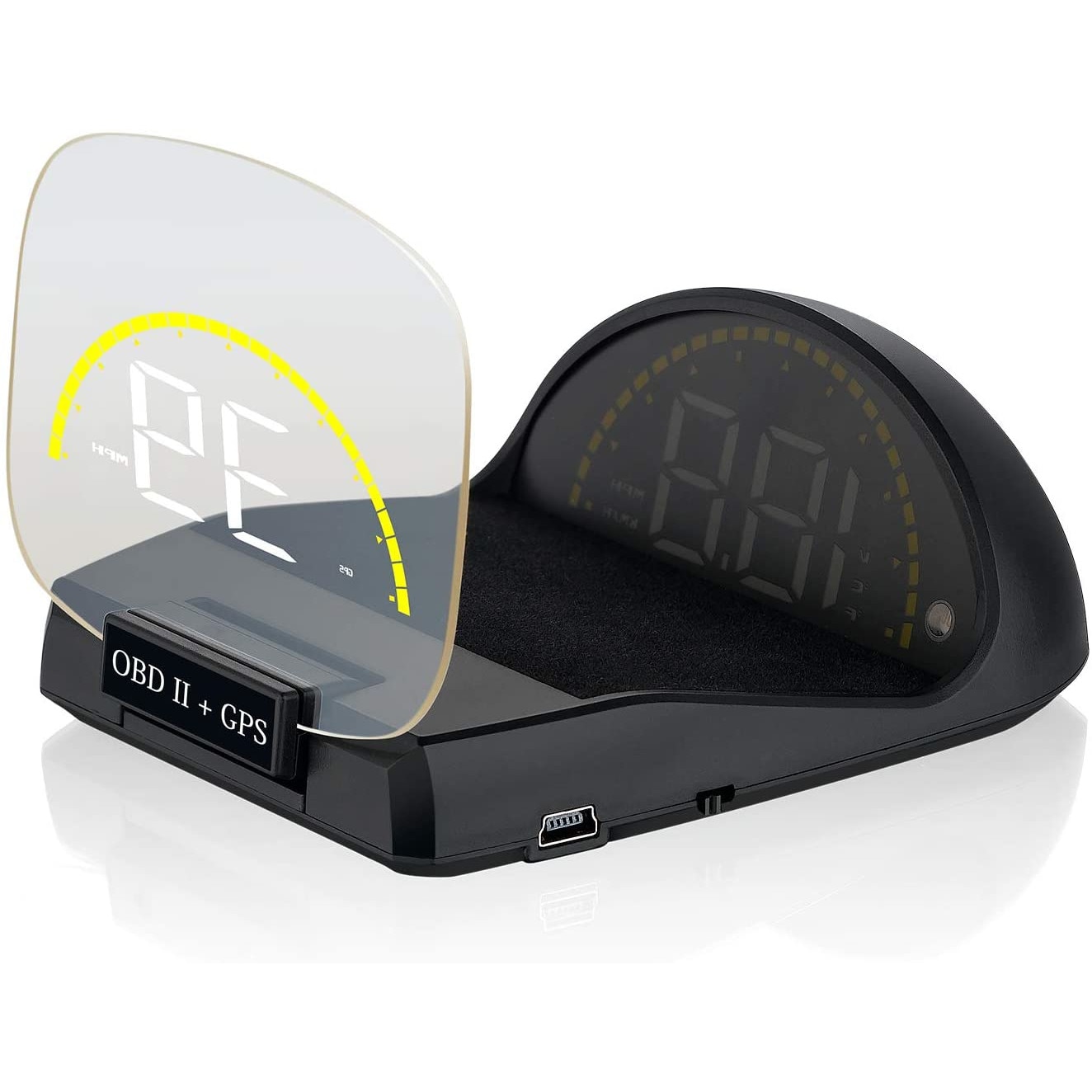 Display de bord pentru parbriz, HUD, cu sistem dual GPS si OBD2, C700S ...