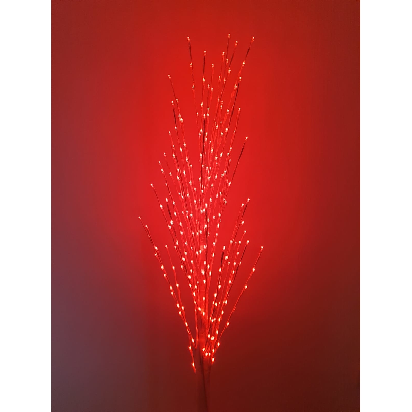 Декоративно Коледно дърво BolyLight, LED, Червена светлина, 150см - eMAG.bg