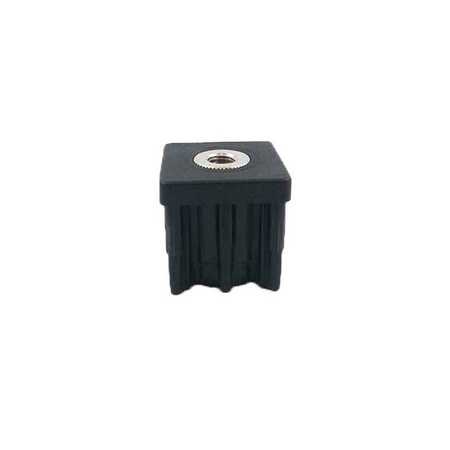 Dop patrat poliamida, filet inox, M10, 40X40 mm - 17043 - eMAG.ro