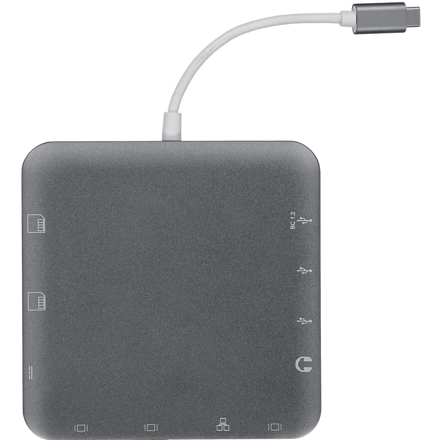 Docking station, eSTUFF, Type-C Multi-Port Hub Gri - eMAG.ro