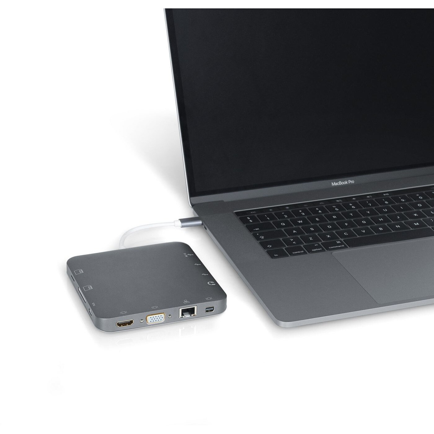 Docking station, eSTUFF, Type-C Multi-Port Hub Gri - eMAG.ro