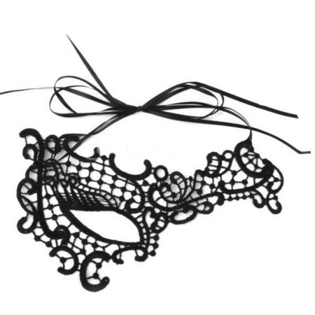 Masca bal mascat, KORSET BG 5496 negru, dantela - eMAG.ro