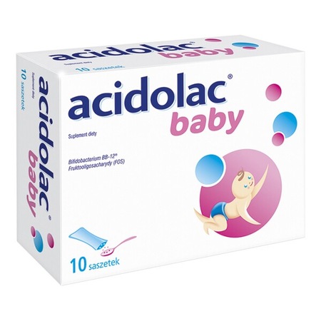 Supliment alimentar Acidolac Baby Probiotice, 10 plicuri - eMAG.ro
