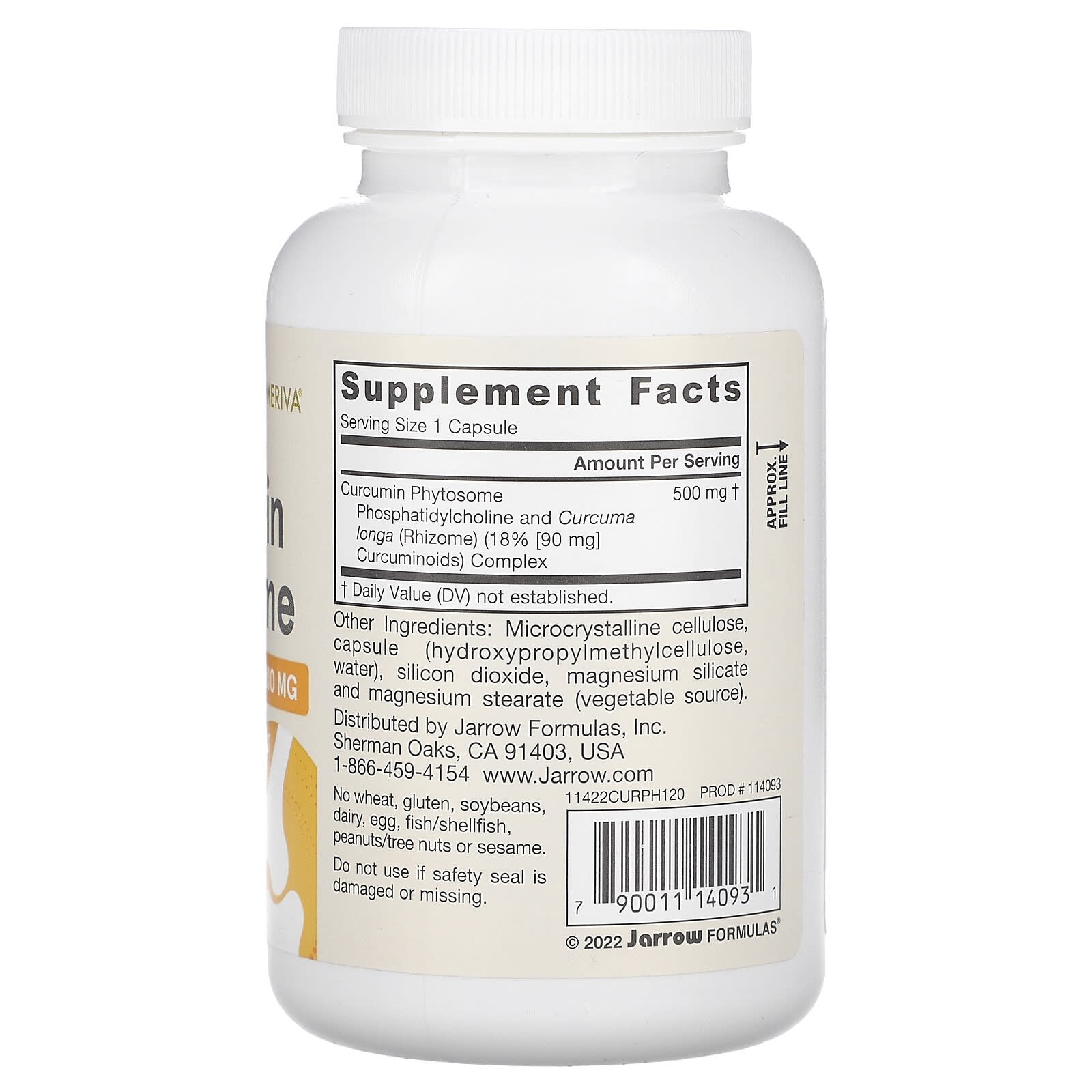 Supliment alimentar Jarrow Formulas Curcumin Phytosome Meriva 500mg ...