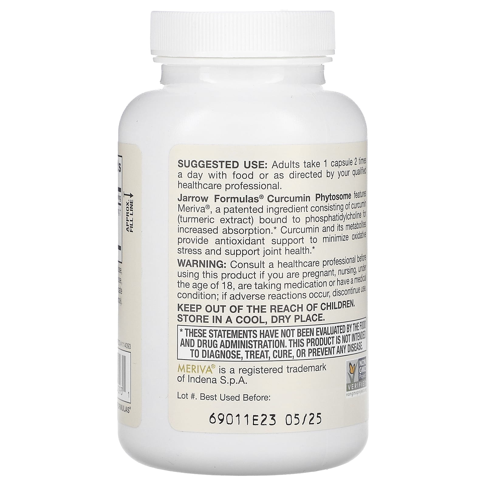 Supliment alimentar Jarrow Formulas Curcumin Phytosome Meriva 500mg ...
