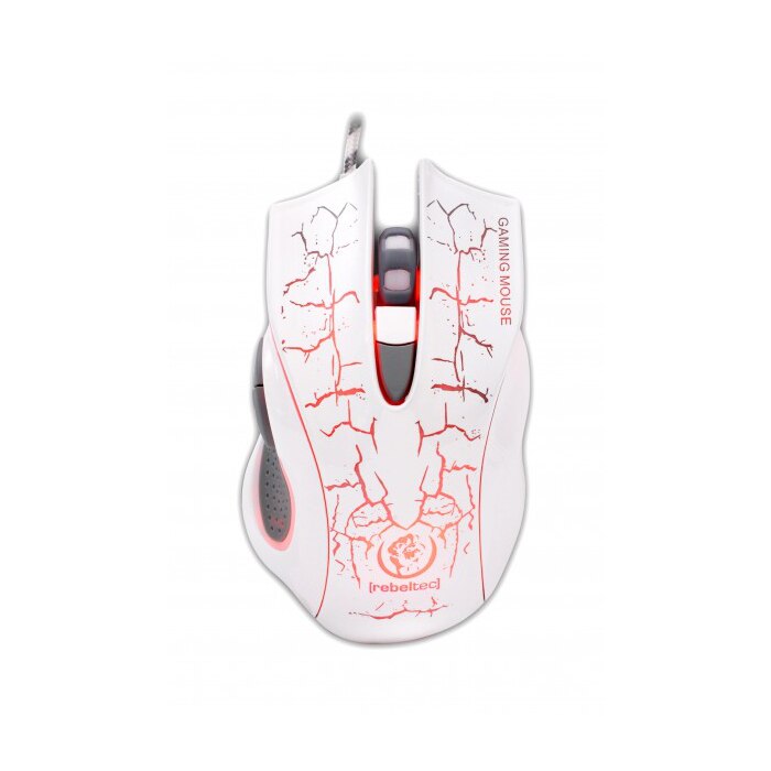 Mouse gaming, Rebeltec, Panther, Alb - eMAG.ro