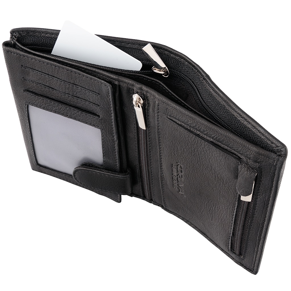 Portofel barbati, piele naturala, securitate RFID BLOCK, buzunar pentru ...