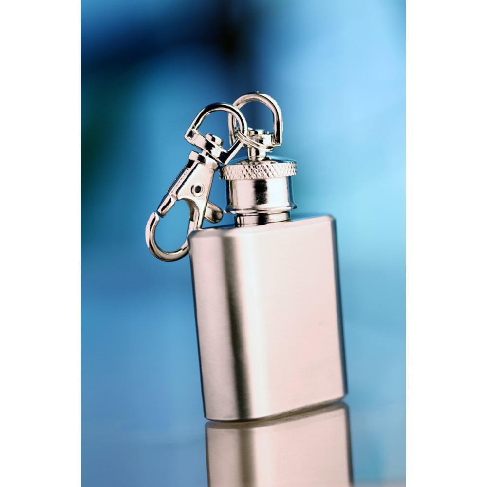 Breloc cu Plosca, 25 ml, 58×42×12 mm, Everestus, 20FEB13822, Metal ...