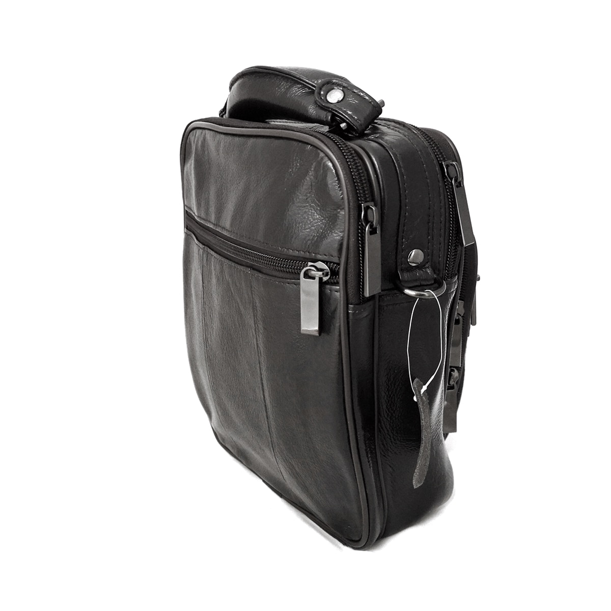 Бизнес чанта Magrot 1122A, Луксозна, От естествена кожа, 22/19, Черна ...