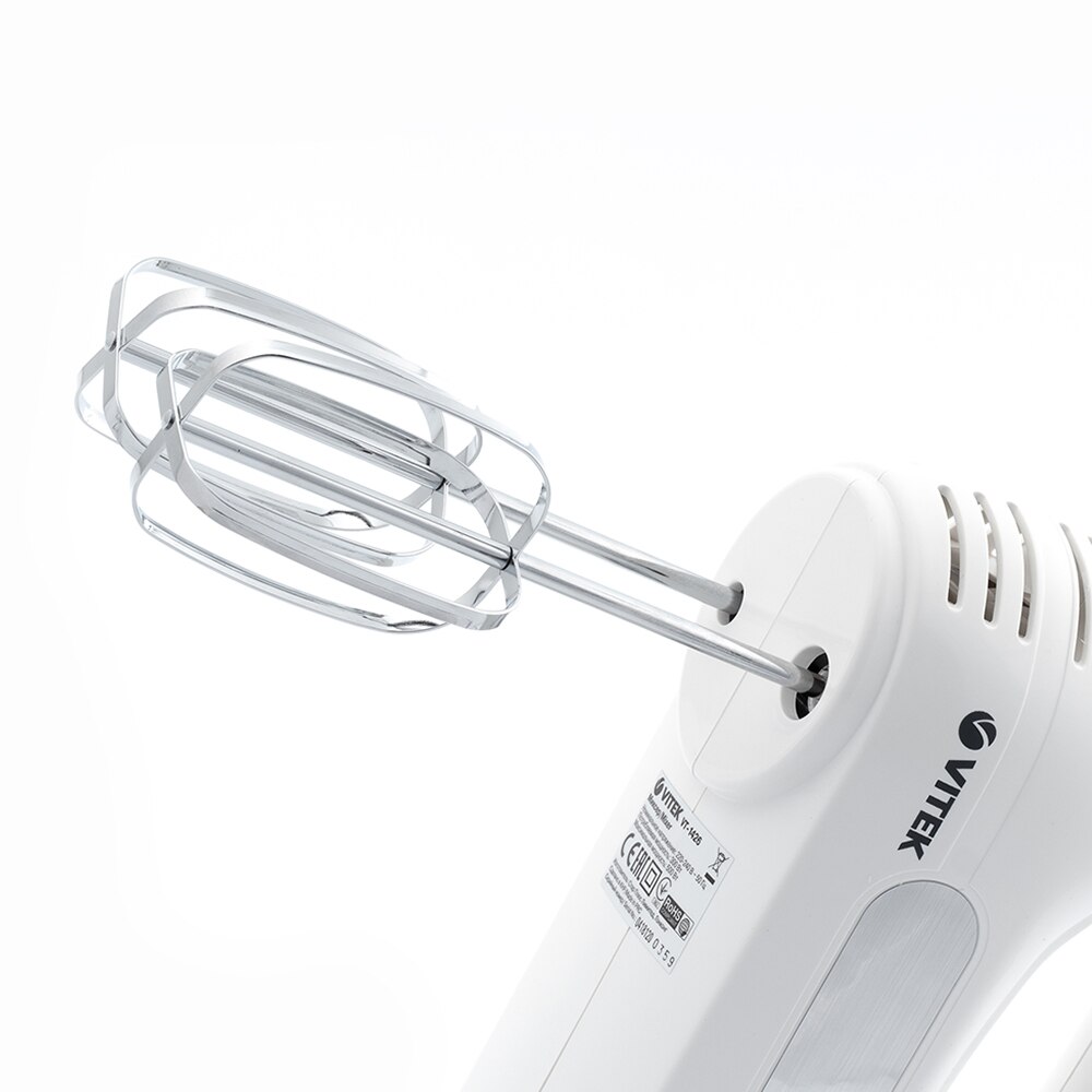 Ръчен миксер VITEK VT-1426, 500 W, 6 скорости, турбо функция, аксесоари от неръждаема стомана ...