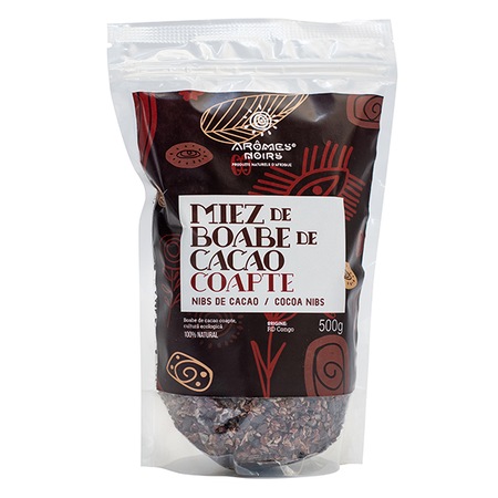 Miez de boabe de cacao coapte 500g Aromes Noirs - eMAG.ro