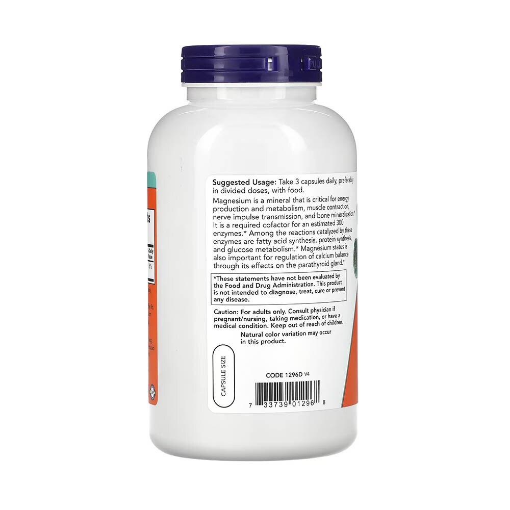 Magnesium Citrate 133 mg, Now Foods, 240 capsule - eMAG.ro