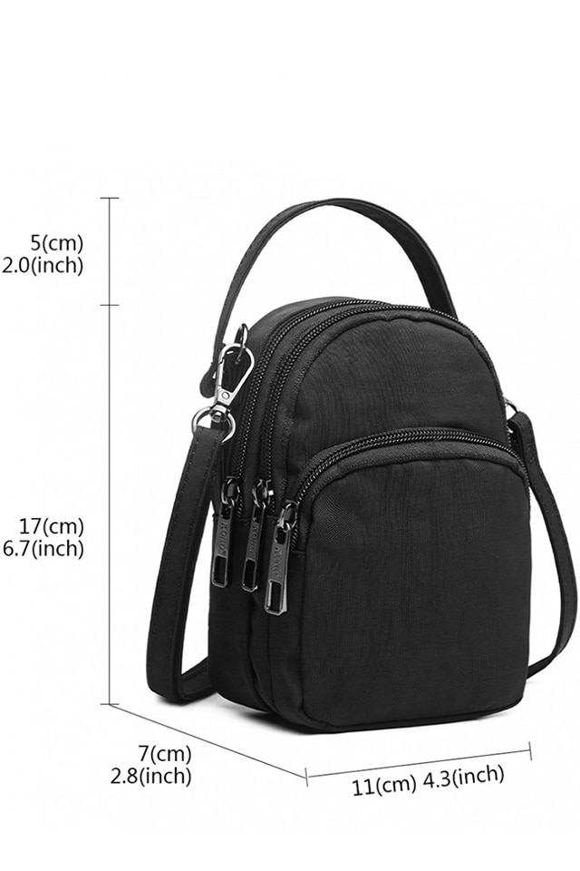 Geanta pentru dama, tip postas, E6901BK Negru - eMAG.ro