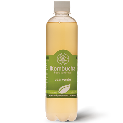 Kombucha cu ceai verde, iKombucha, 500 ml - eMAG.ro