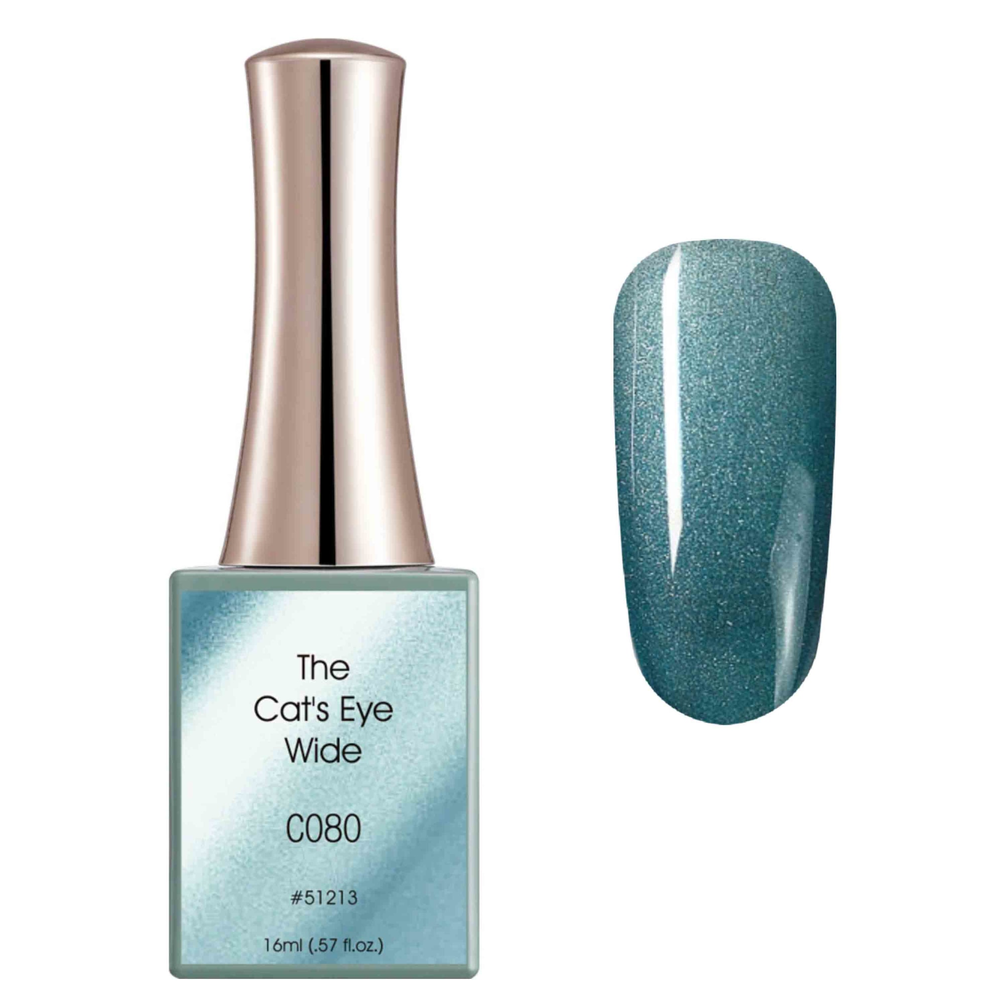 Oja semipermanenta Canni, The Cat's Eye Wide, 16 ml, C080 - eMAG.ro