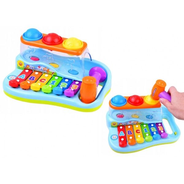 Интерактивна играчка Xylophone idealSTORE High Tunes, Допълнителна с 6 ...
