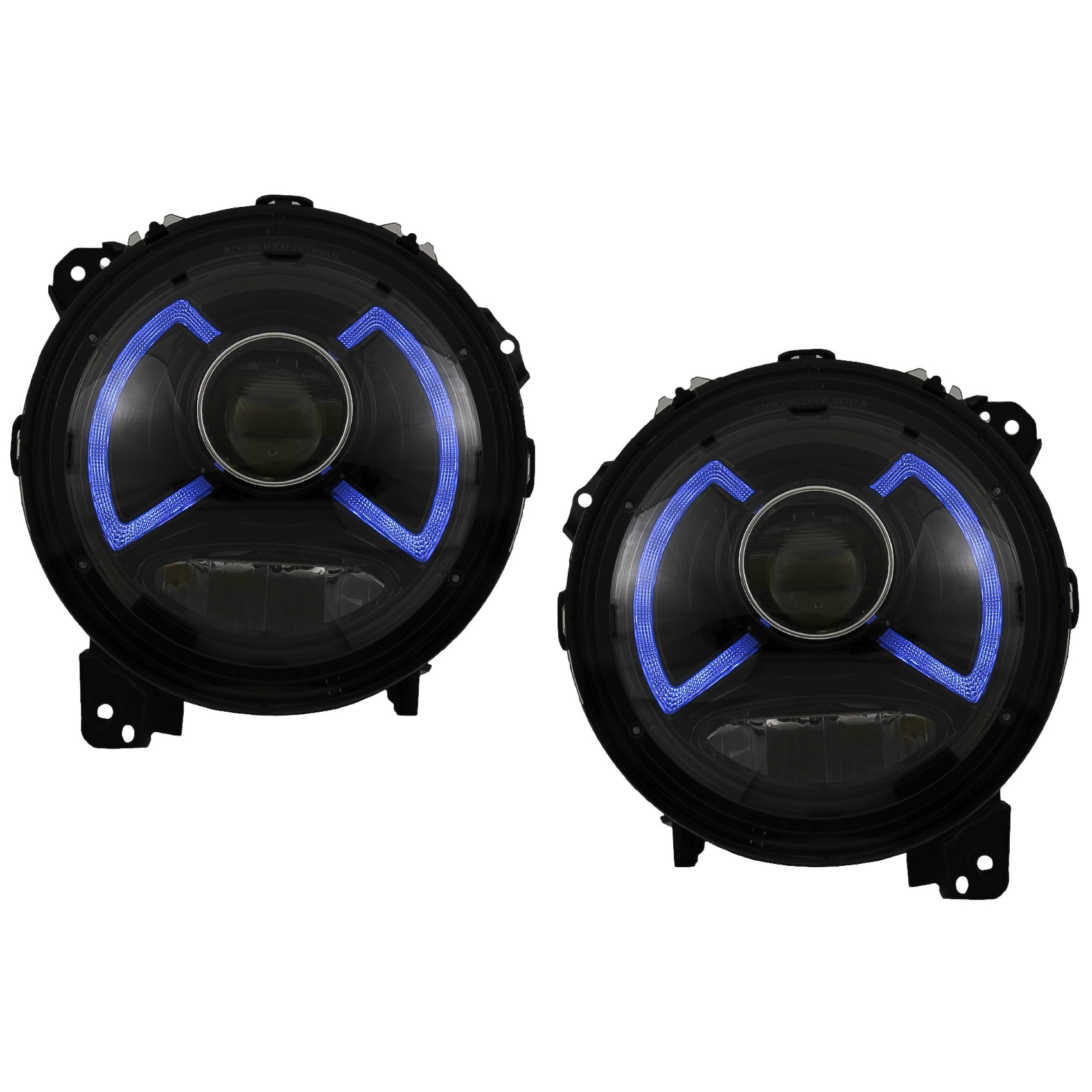 Set 2 Faruri LED compatibile cu Jeep Wrangler IV JL/JLU (2018-up) - eMAG.ro