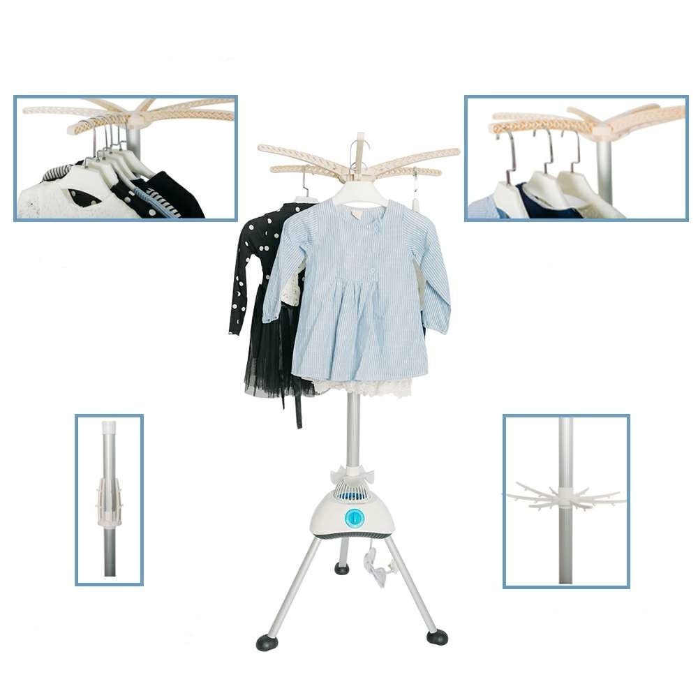 Uscator rufe aluminium electric AIX©, 1000W, capacitate 15 kg, timp ...