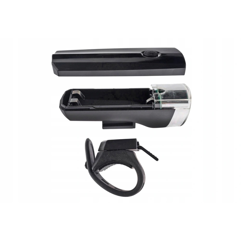 Far bicicleta LED 1W, ProCart, 3 moduri iluminare, alimentare baterii ...