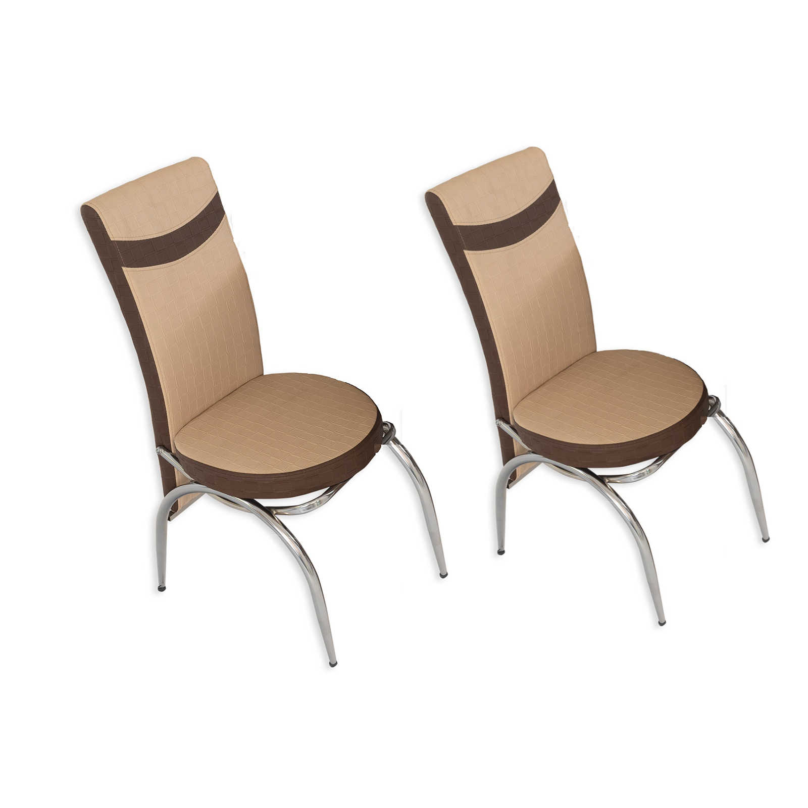 Set masa extensibila model Traditional cu 6 scaune crem maro 130x75x80 ...