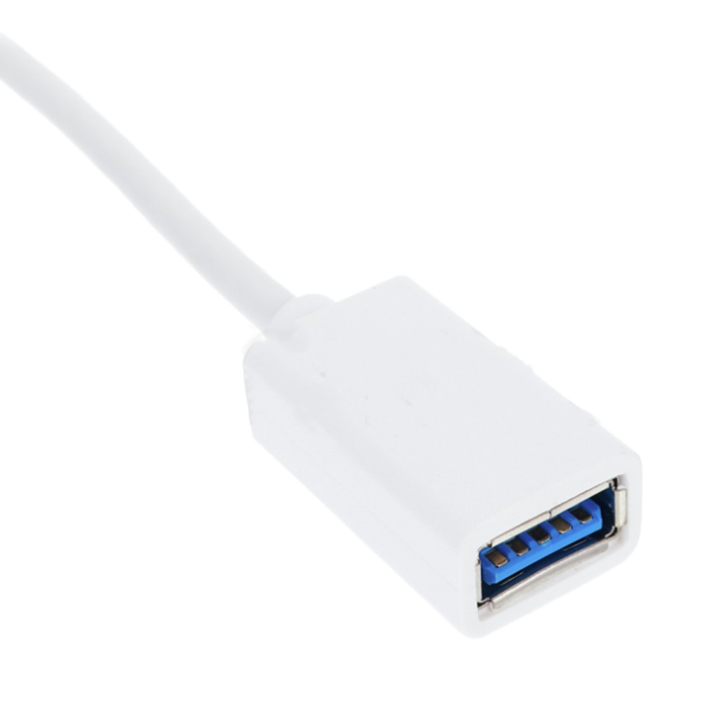Cablu adaptor G-Tech tip OTG de la USB A la USB Type-C, Alb - eMAG.ro
