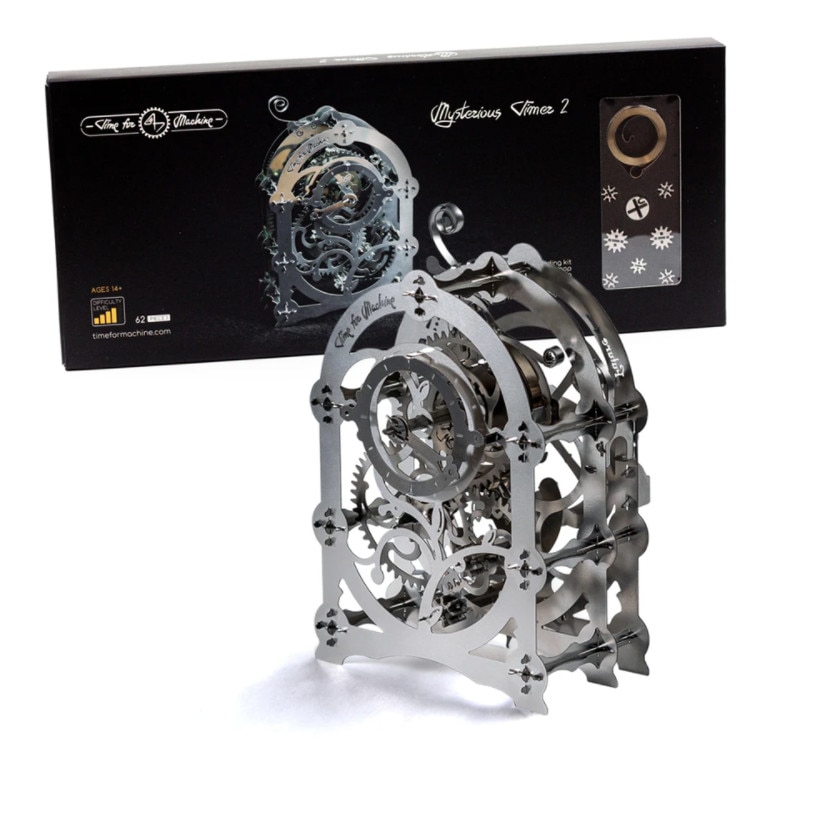 3D пъзел Time 4 Machine, Тайнствен Часовник, механичен, метал, 62 части ...