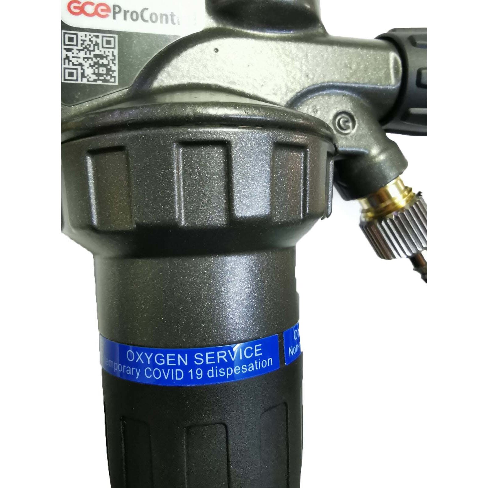 Kit tub oxigen medical 5 litri cu regulator OxiServ GCE+umidificator ...