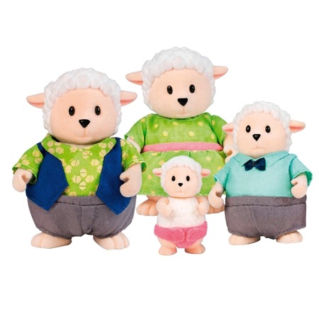 Set familie de oi Imaginarium Snipadoodle Sheep Family Camomille, cu 4 ...