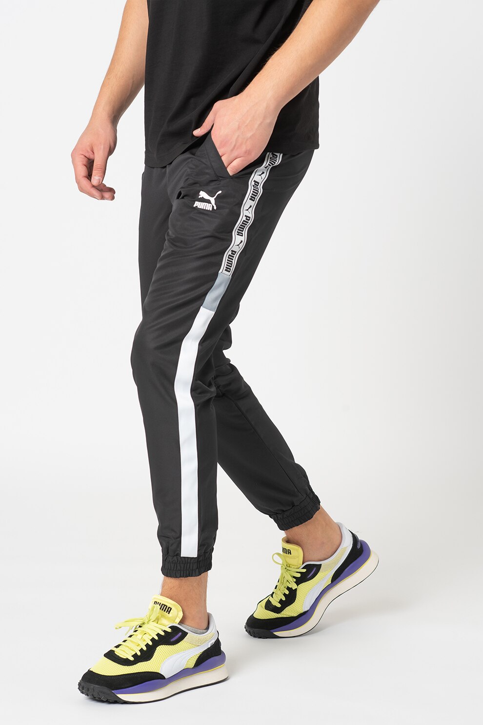 Puma, Спортен панталон XTG T, Черен, L - eMAG.bg