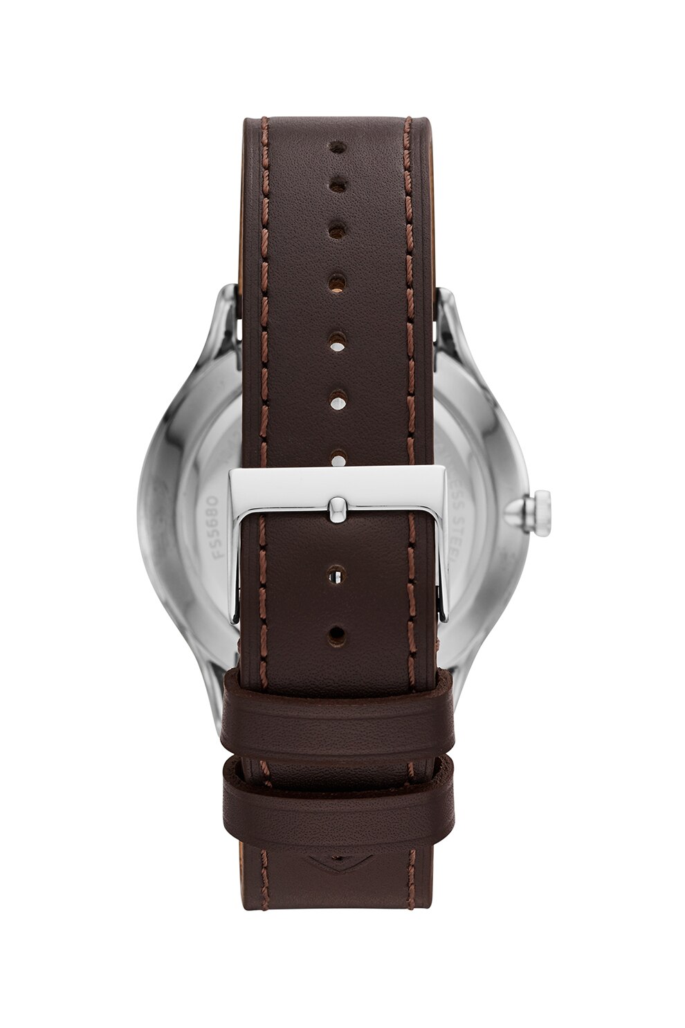 Fossil, Аналогов мултифункционален часовник, Тъмнокафяв - eMAG.bg