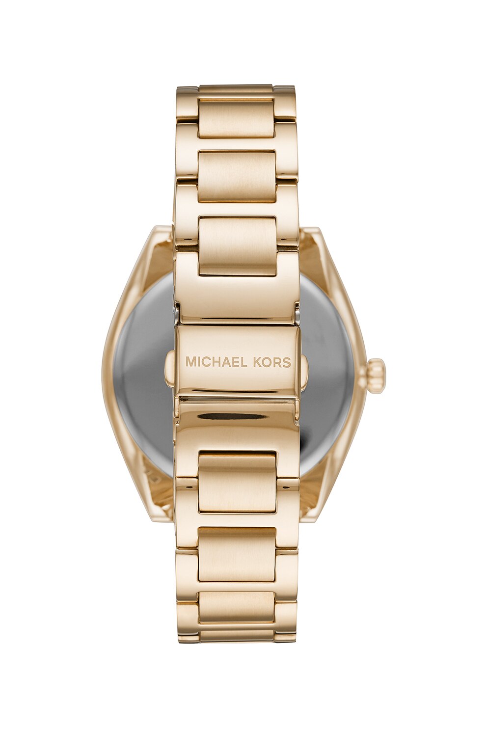 Michael Kors, Часовник от инокс с крустали и лого, Златист - eMAG.bg