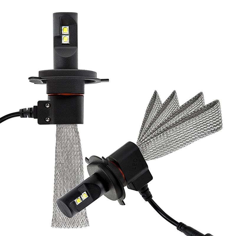 Set 2 Lampi Auto H4 Super Led 6500K si 60W Can-bus - eMAG.ro