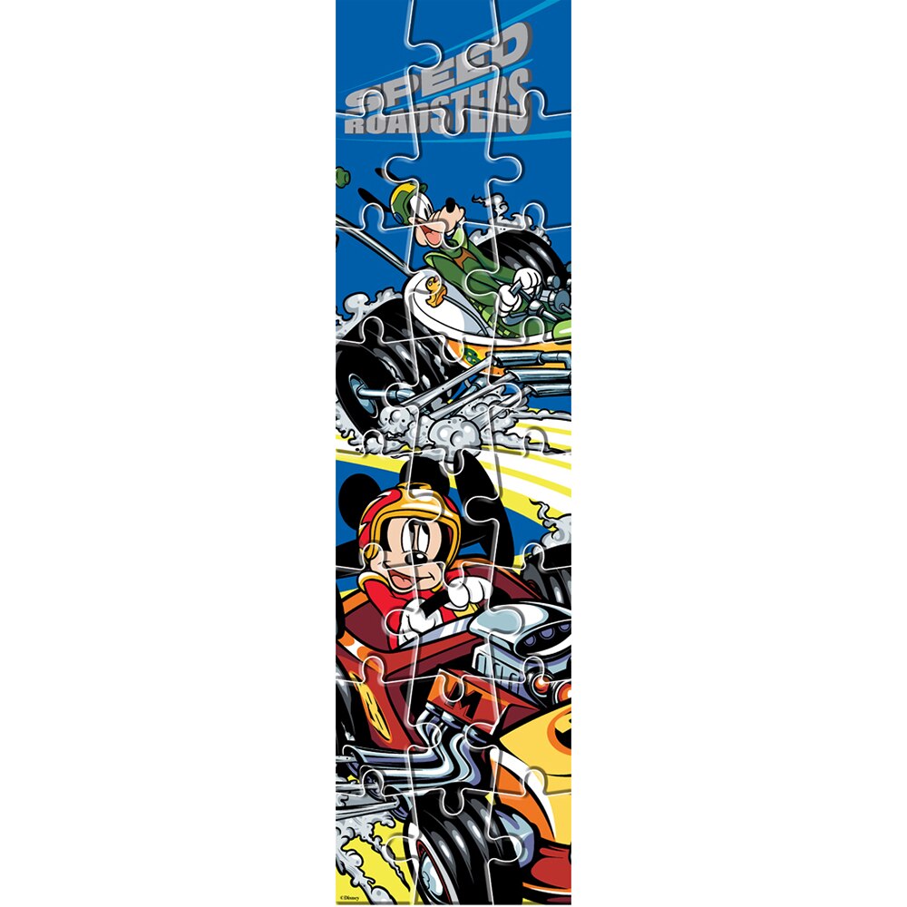 Puzzle de colorat, Luna, Mickey, 2 in 1, 24 piese - eMAG.ro