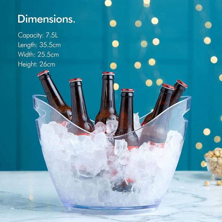 Frapiera Mare, din plastic transparent, 7.5 Litri - eMAG.ro