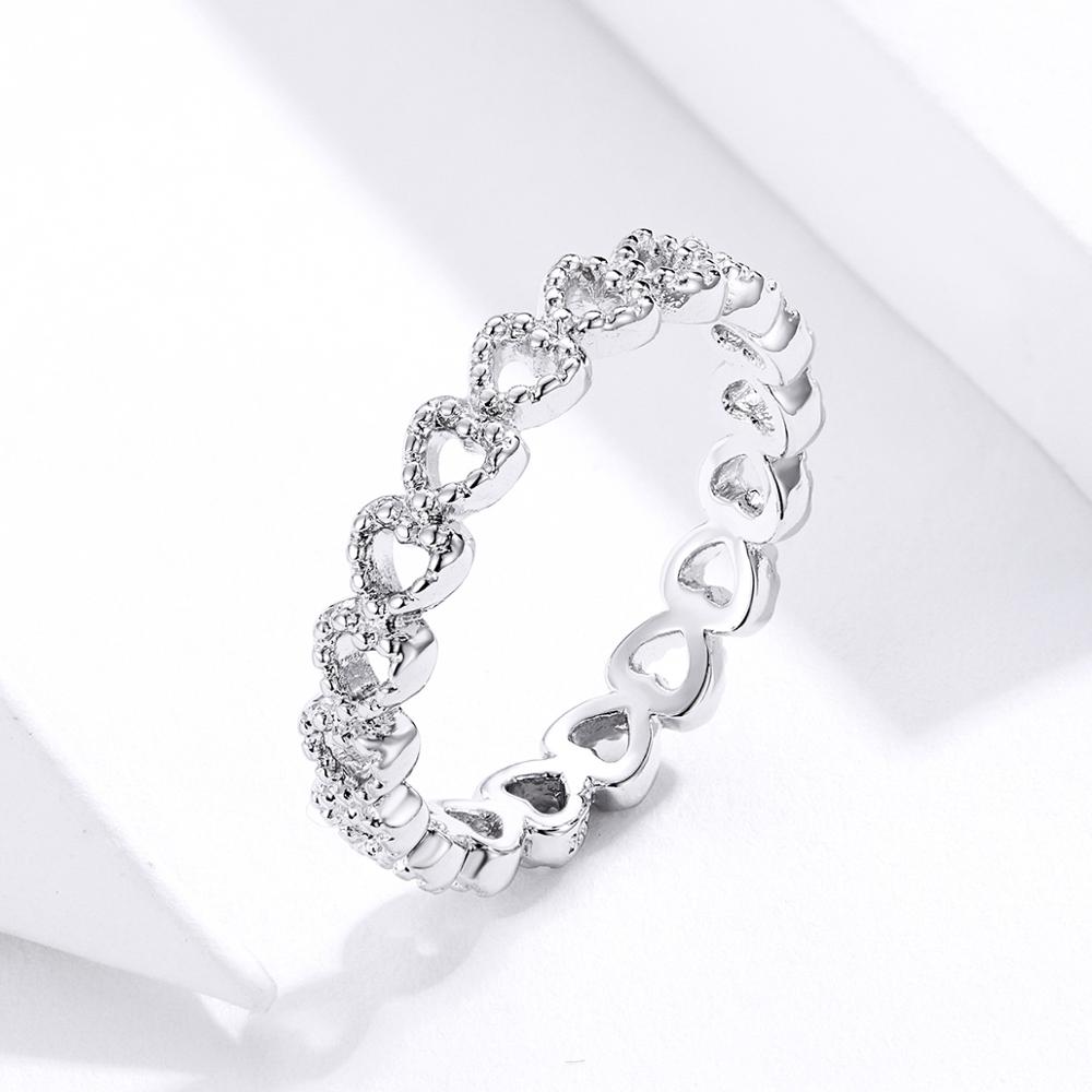 Inel inimi dantelate, argint 925‰ - eMAG.ro