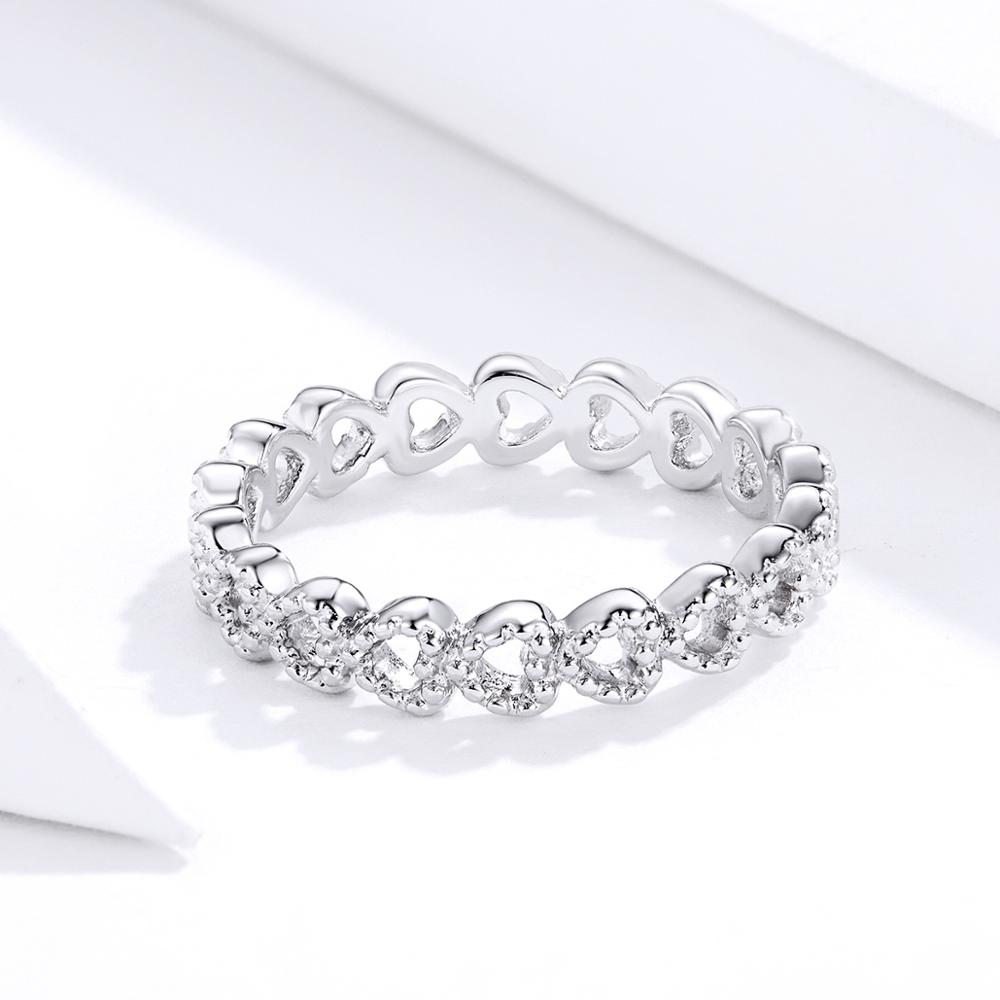 Inel inimi dantelate, argint 925‰ - eMAG.ro