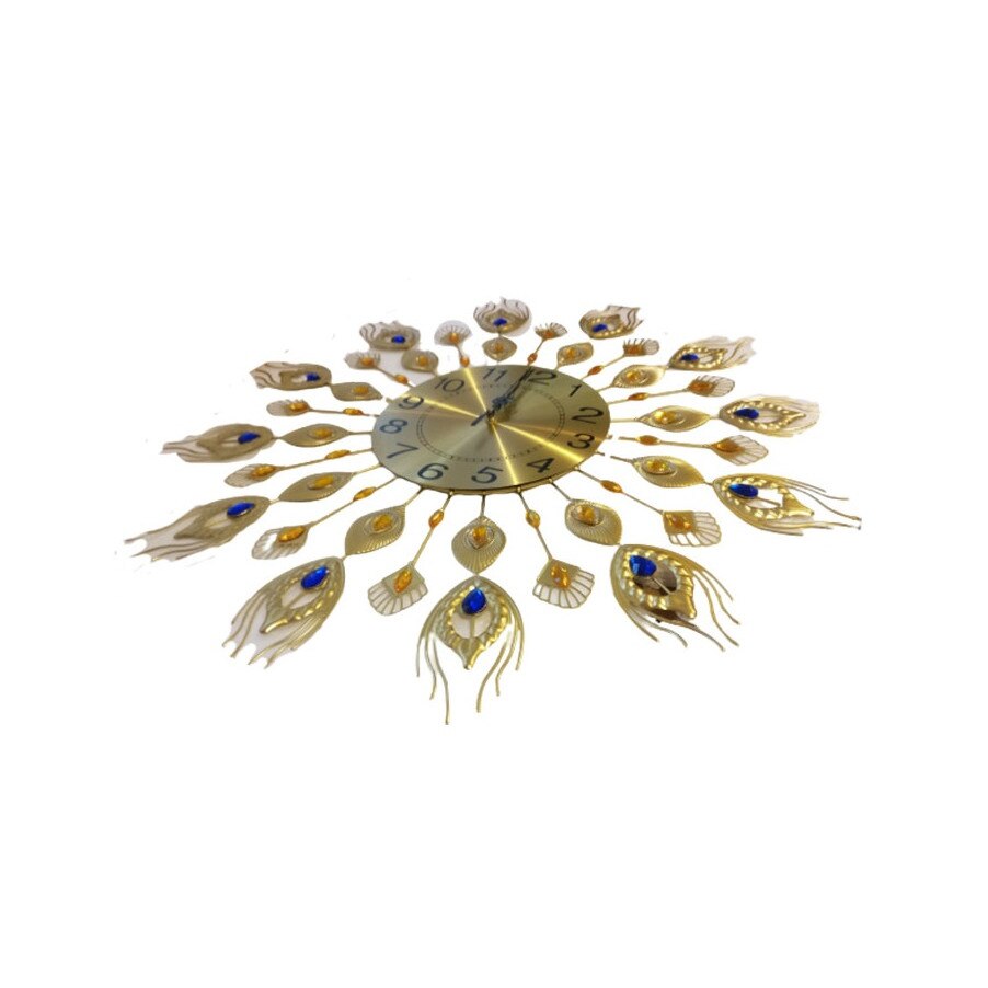 Ceas decorativ elegant, Coada de Paun, Silentios, 70 cm, 1803X - eMAG.ro