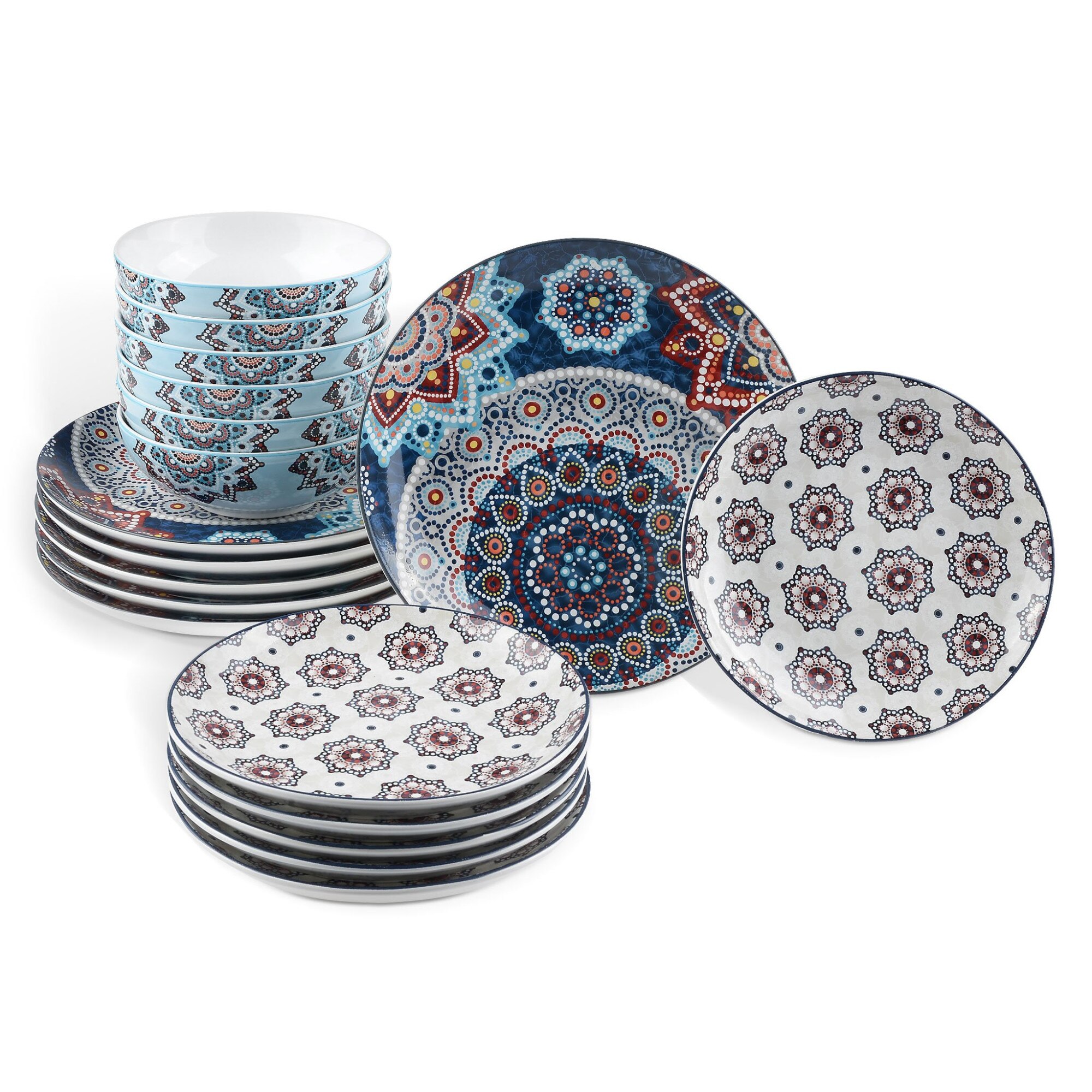 Set vesela AIX©, din portelan, modelul si cromatica vibranta ...