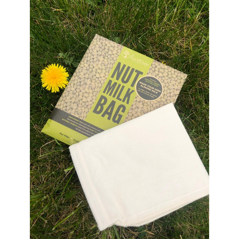 Punga de strecurare lapte vegan din migdale si nuci, Lovetree Products ...