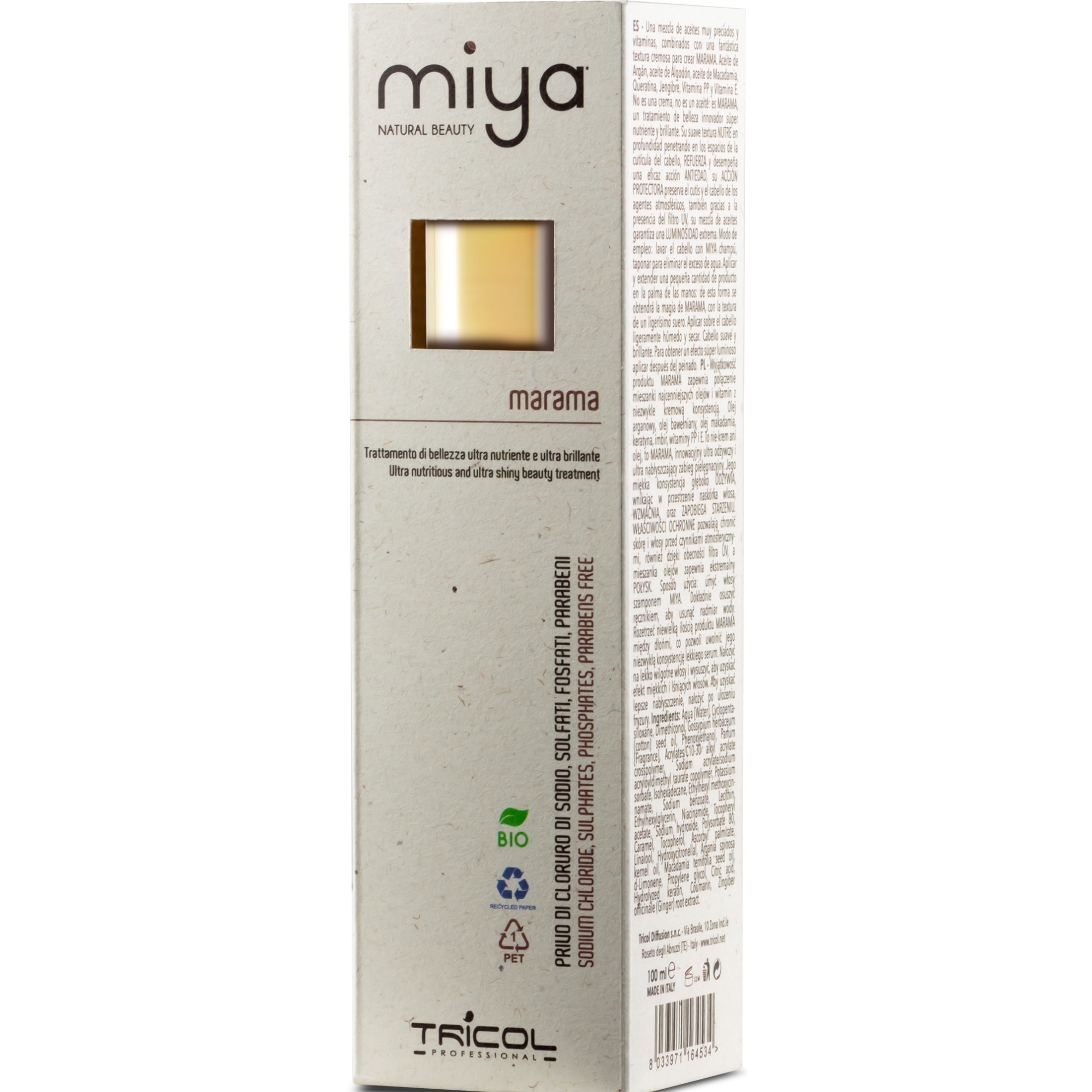 TRICOL PROFESSIONAL, Miya Natural Beauty marama, 100 ml - eMAG.hu