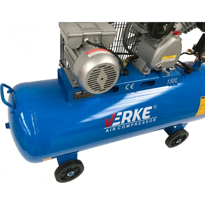Compresor de aer industrial 150litri 2.8kW 220V 250 L/min V81120 Verke ...
