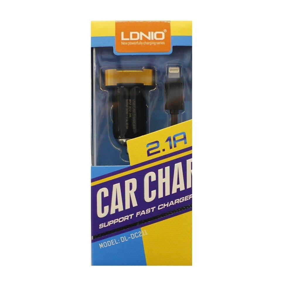 Зарядно устройство LDNIO A2271, 220V с 2 USB порта + Apple micro usb ...