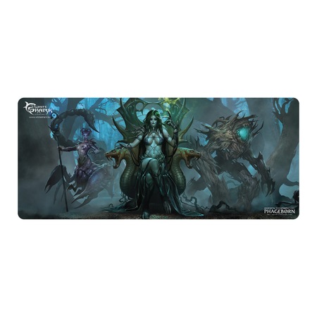 Mousepad gaming, White Shark, Vestige, 80x35cm, Negru/Albastru - eMAG.ro