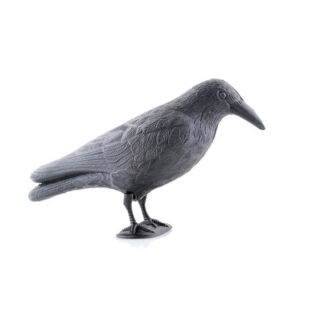 Figurina model corb pentru alungarea pasarilor, Gonga® Negru - eMAG.ro