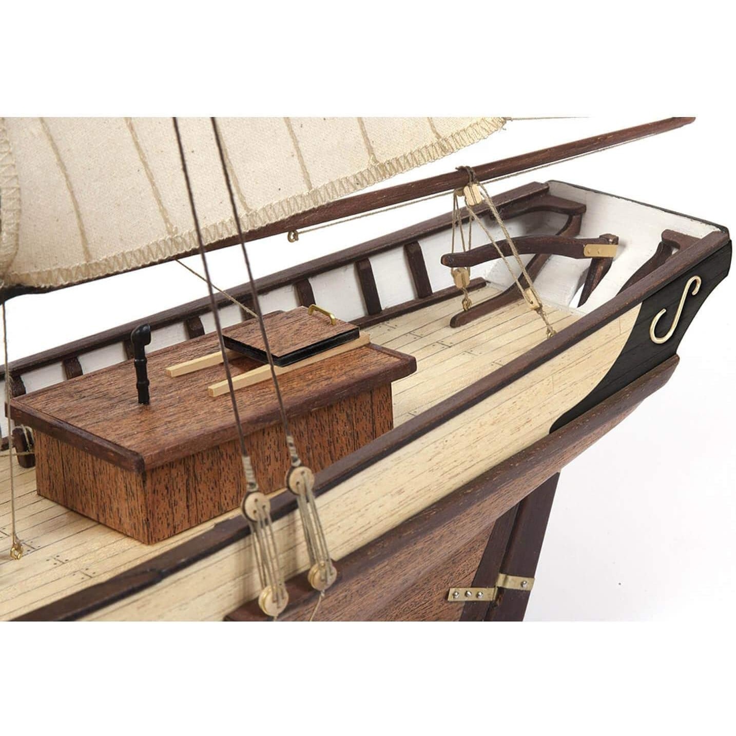 Set navomodel de construit Polaris 12007, Lemn, Scara 1:50, 580 x 446 x ...