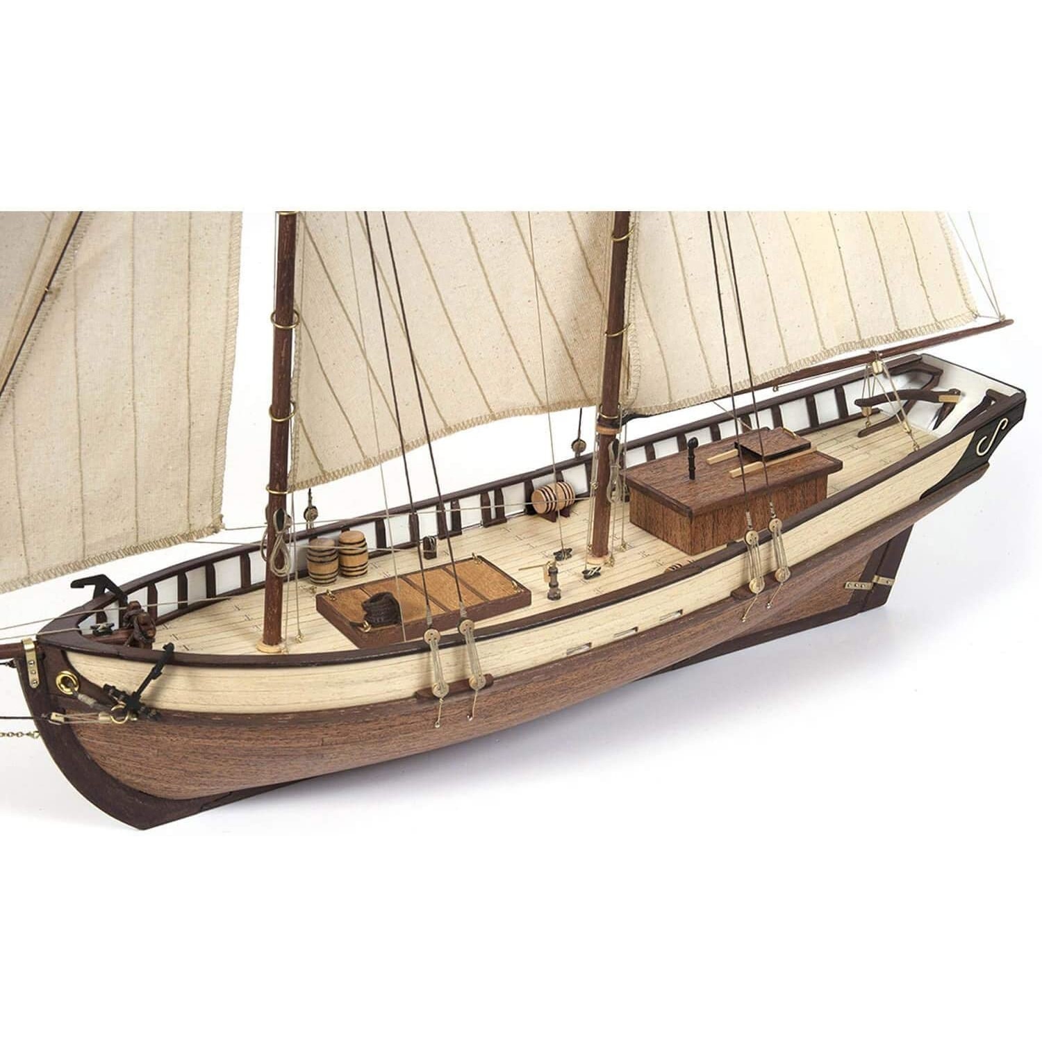 Set navomodel de construit Polaris 12007, Lemn, Scara 1:50, 580 x 446 x ...