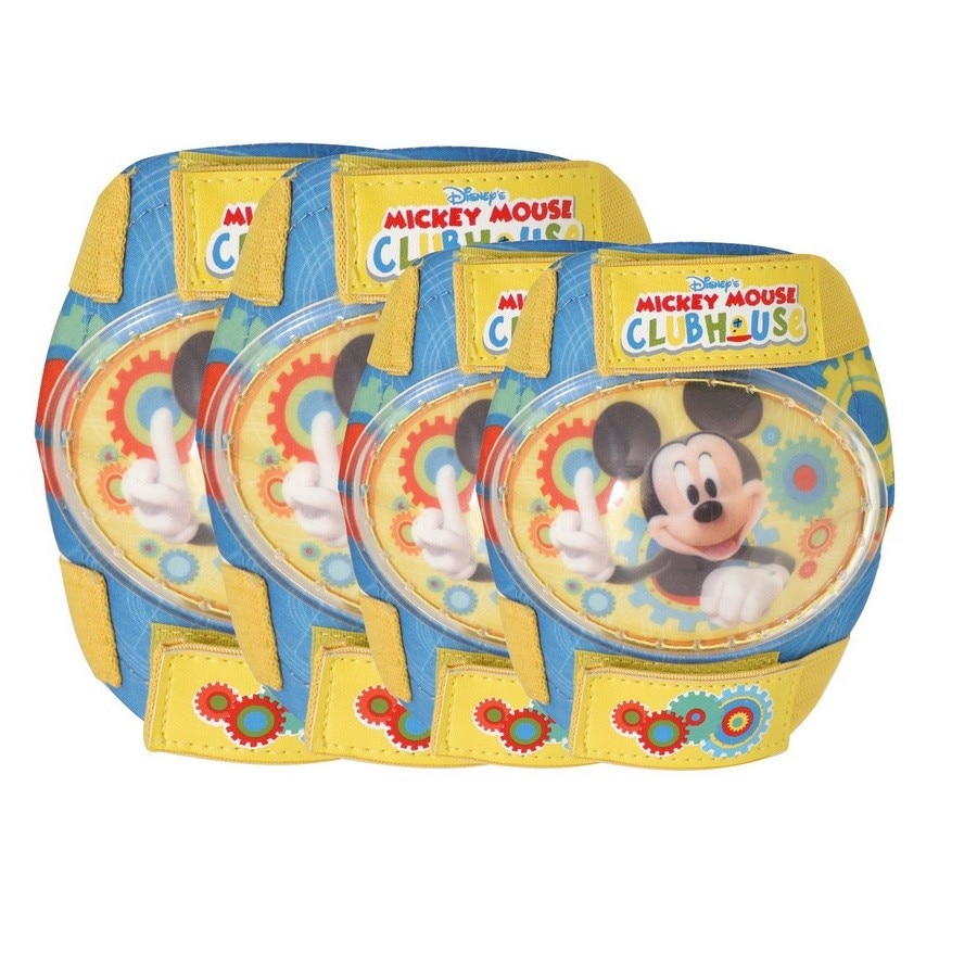 Gyermek térd- és könyökvédő Disney Mickey Mouse szett (térd- és ...