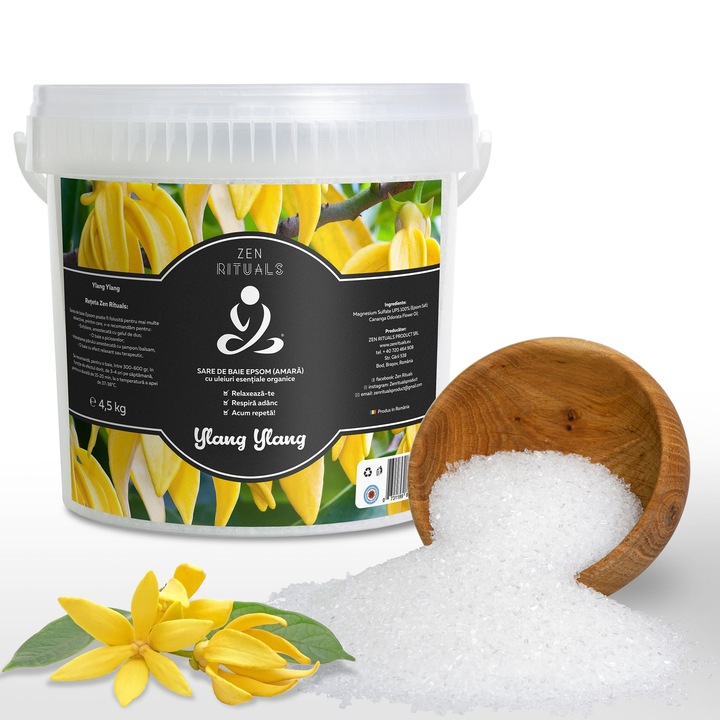 Английска сол за вана с етерично масло от иланг-иланг, Zen Rituals, 4,5 ...