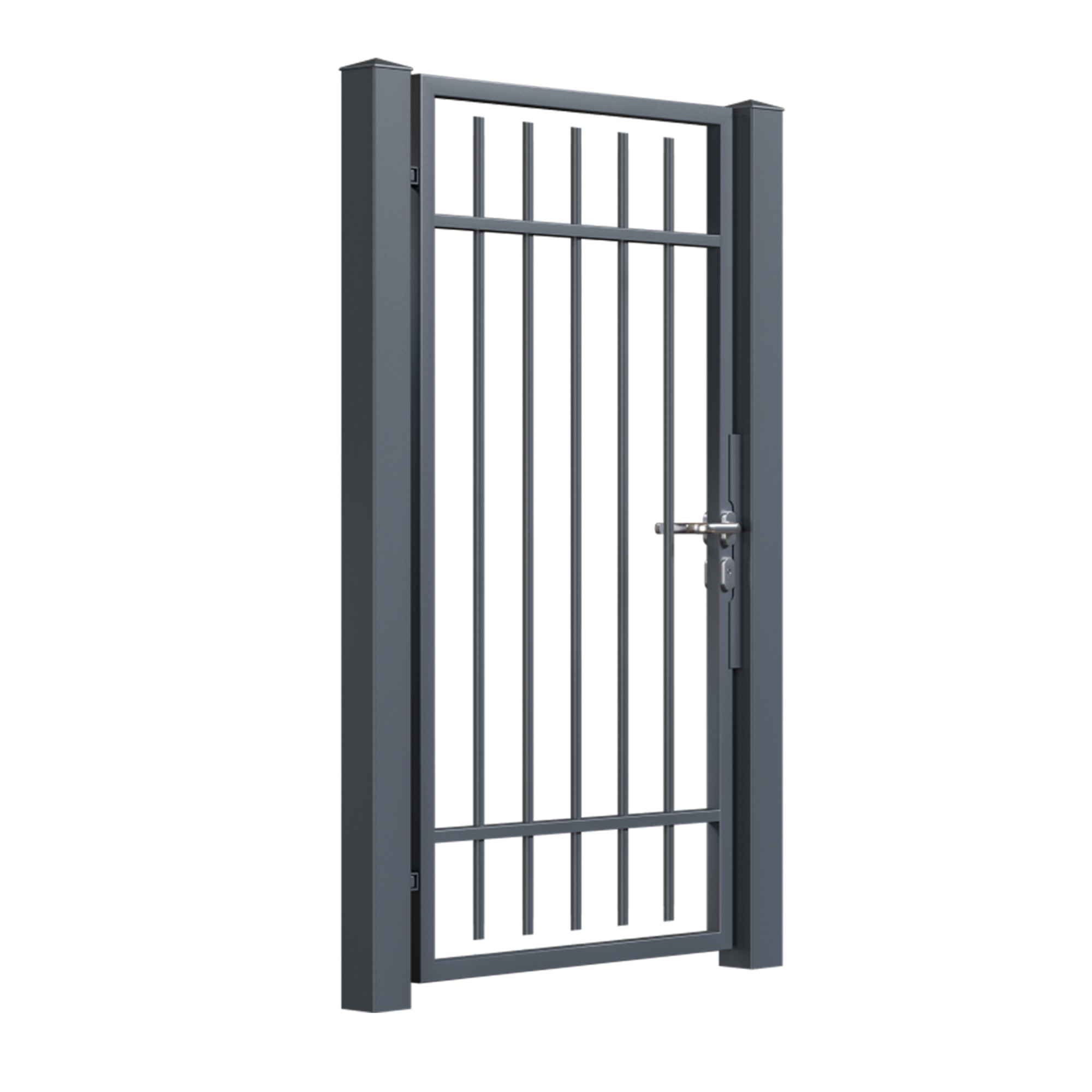 Poarta pietonala, Todome, moderna 46, gri antracit, 100 x 180 cm - eMAG.ro